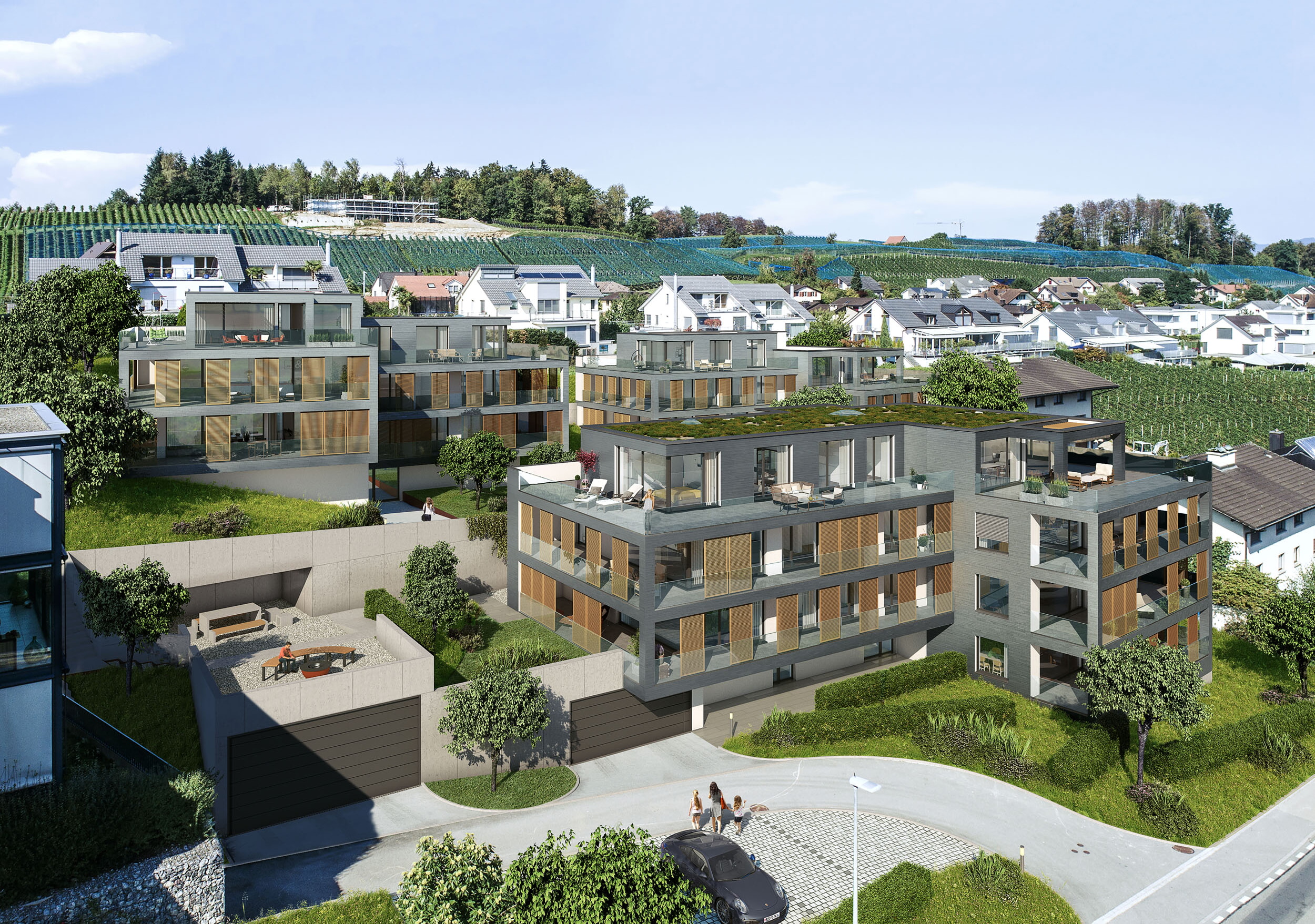 Wohnüberbauung, WiIenstrasse, Wilen bei Wollerau SZ - IM Architektur